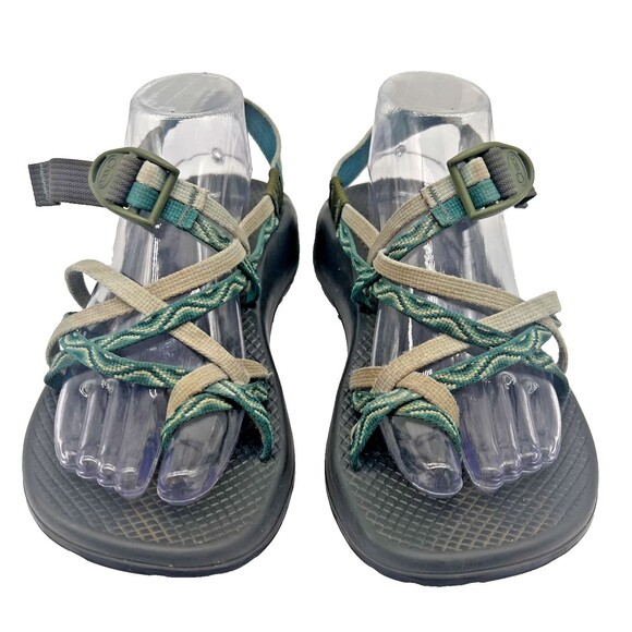 Chaco | Shoes | Chaco Womens Strappy Green Sport Sandals Size 9 Us ...